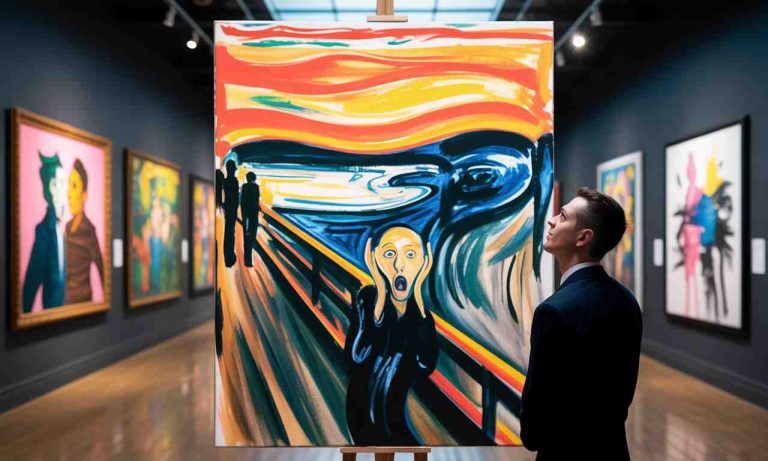 À la rencontre de l'art : mon interprétation de 'Le Cri' de Munch et ma ...
