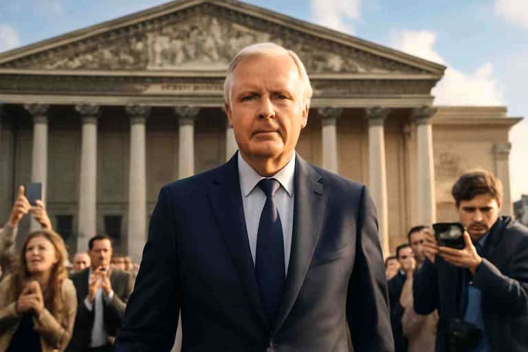 Michel Barnier, nouvellement élu représentant de Paris, fait son grand ...