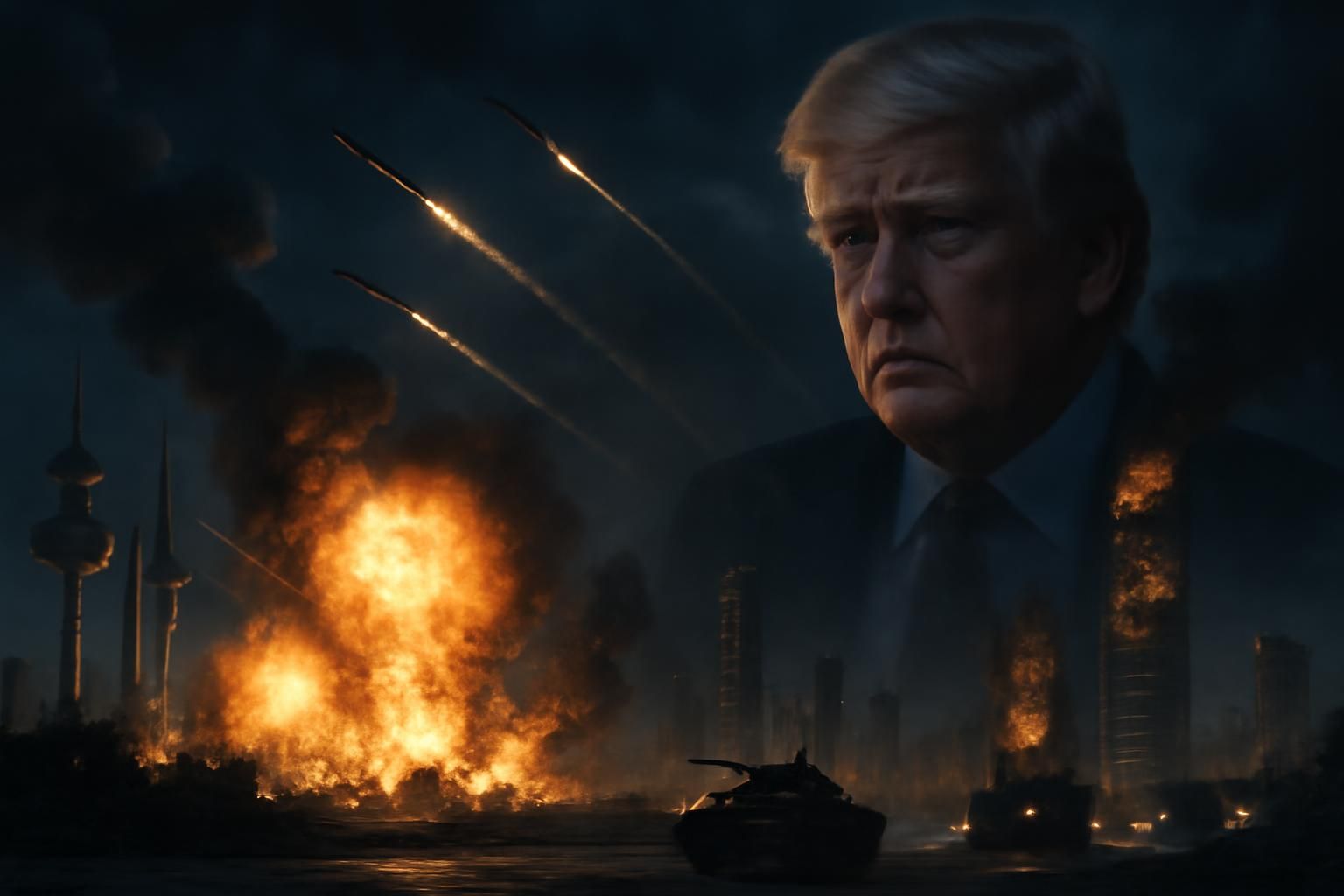 Conflit au Moyen-Orient : l'Iran attaque le Koweït, Trump menace de ...
