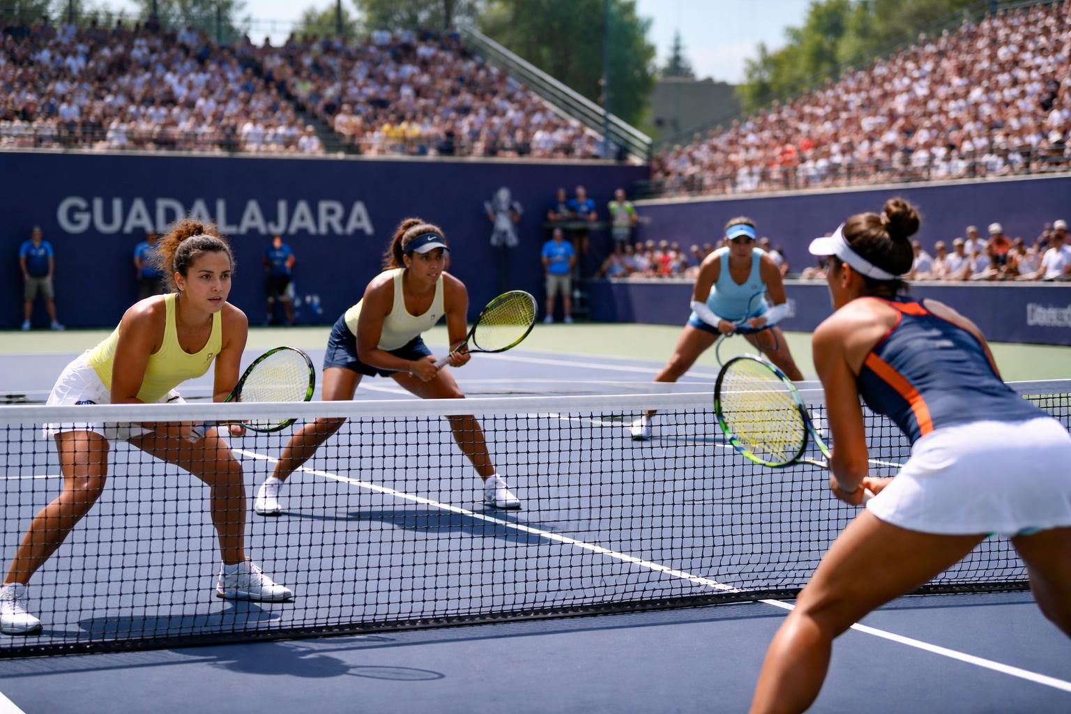 Jasmine Paolini et Mayar Sherif affrontent Leylah Fernandez et Taylor ...