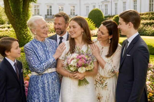 La princesse Isabella célèbre sa réussite scolaire entourée de la reine ...